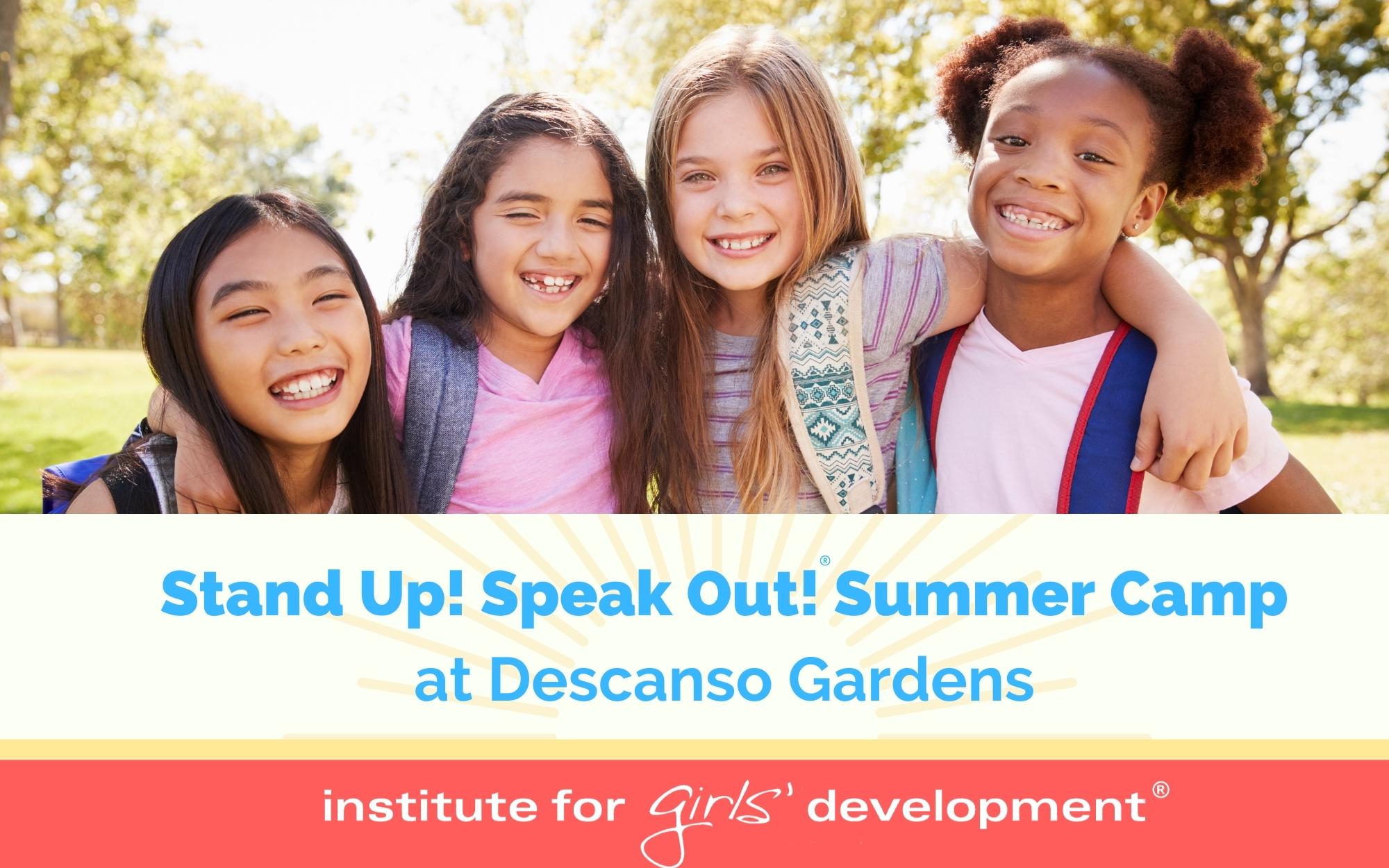 2026 Stand Up! Speak Out!® Summer Camp - Institute for Girls ...
